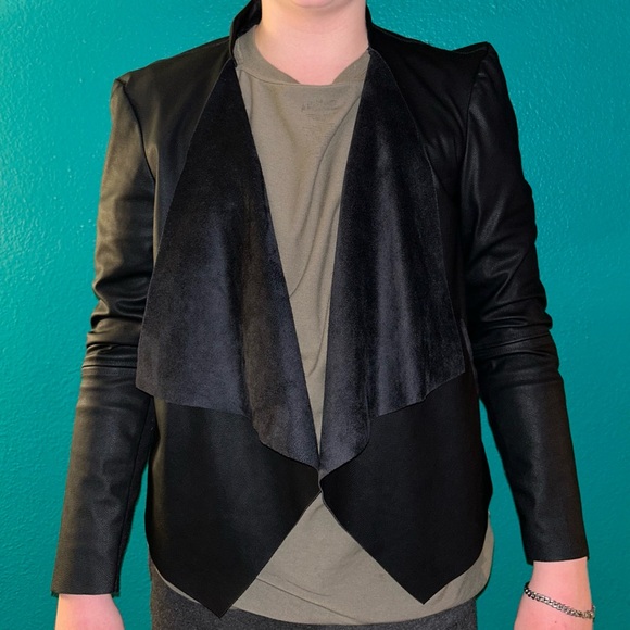 Vero Moda | Jackets & Coats | Vera Moda Faux Leather Jacket Slight Crop ...